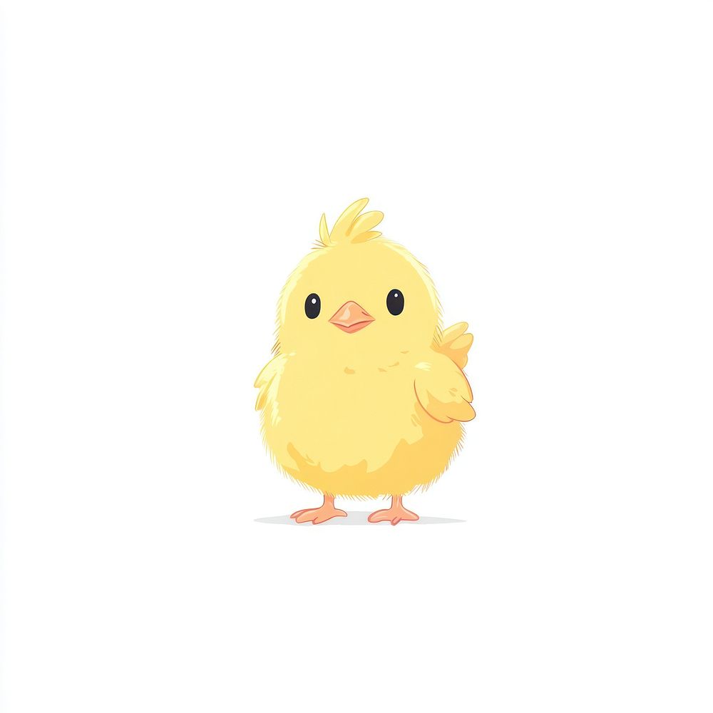 Yellow chick illustration animal bird | Free Photo Illustration - rawpixel
