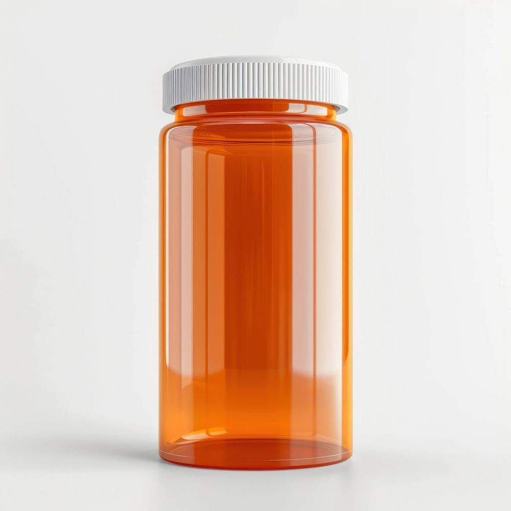 Drug container bottle orange transparent. | Free Photo - rawpixel