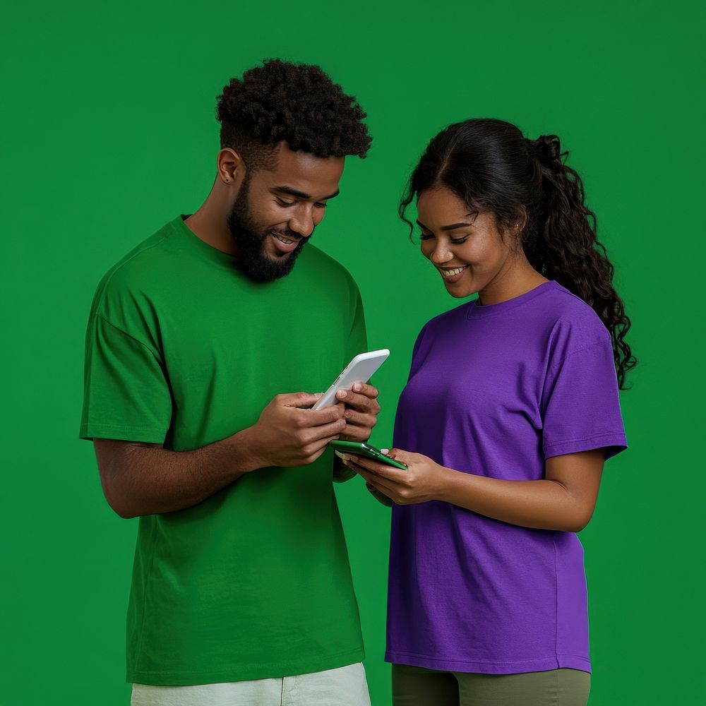 isolated black man wearing green | Free Photo - rawpixel