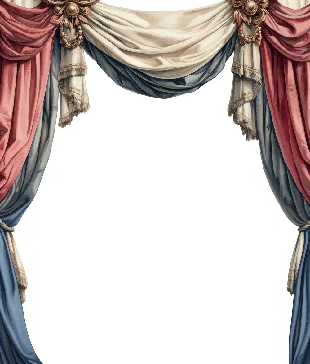 Curtain upper borders classic art | Free Photo Illustration - rawpixel