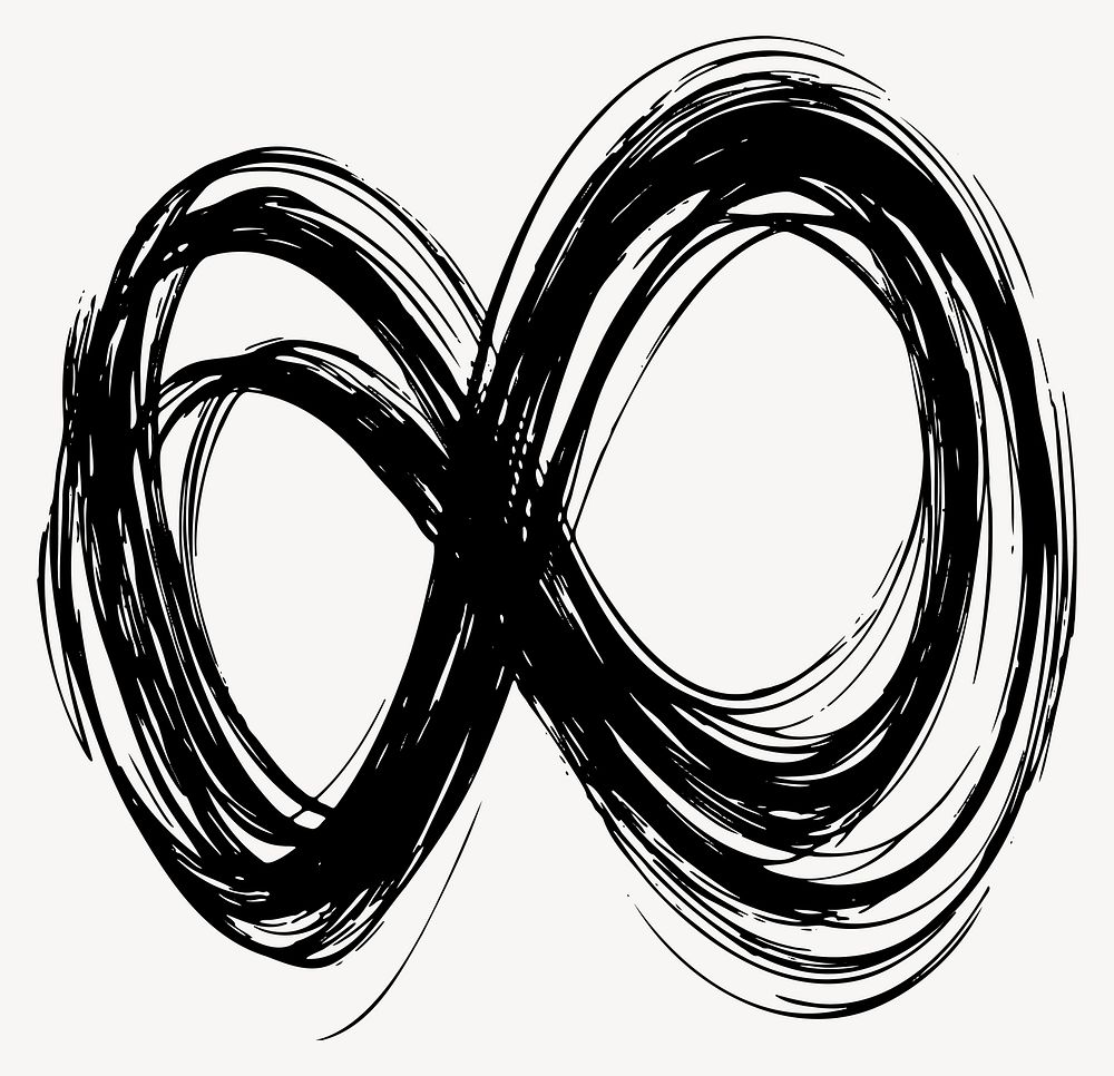 Abstract infinity symbol art vector | Free Vector - rawpixel