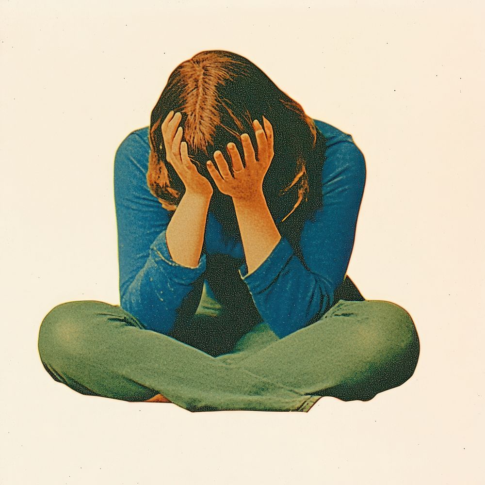 Depression photography clothing head. | Free Photo - rawpixel