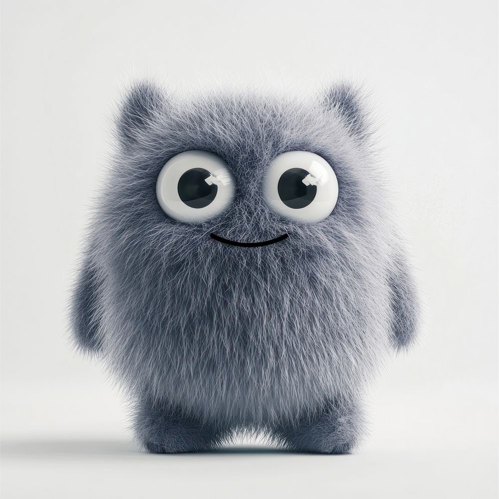 Happy monster illustration creature cartoon. | Free Photo Illustration ...