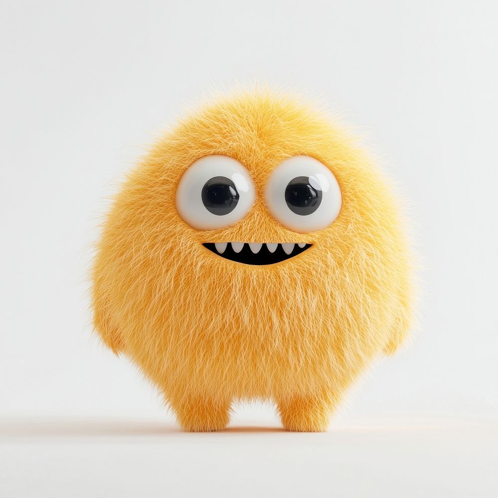 Happy monster illustration creature cartoon. | Free Photo Illustration ...