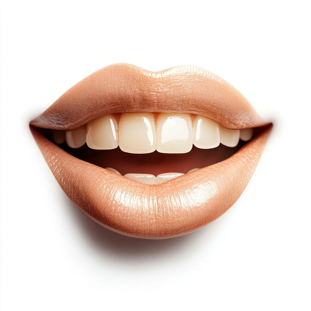 Beige lips teeth smile enhancement. | Free Photo - rawpixel