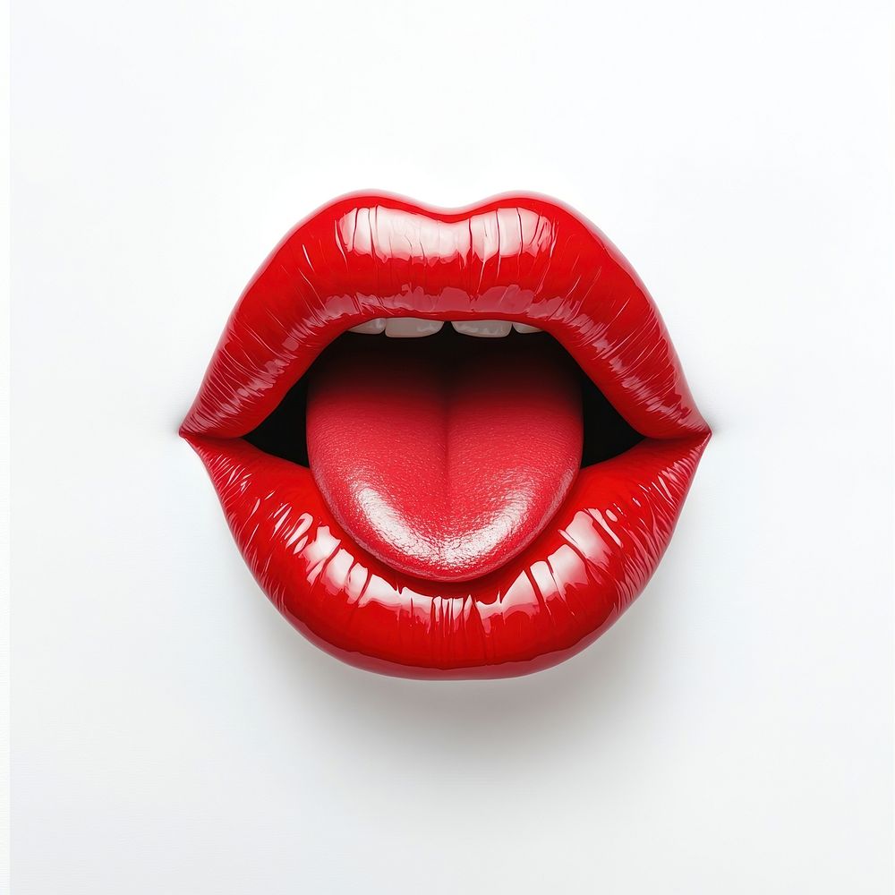 Red lips tongue ketchup person | Free Photo - rawpixel