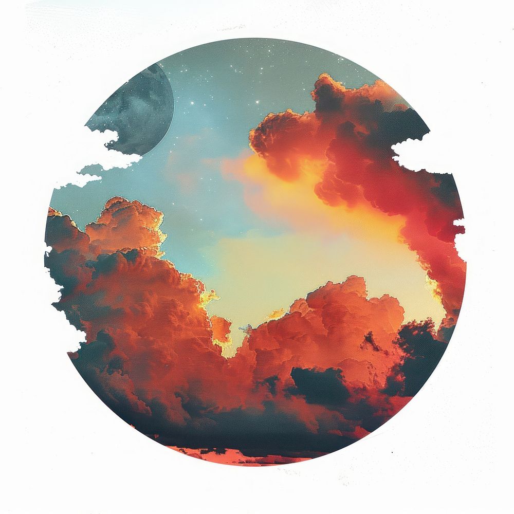 Cloud collage cutouts sky clouds | Free Photo Illustration - rawpixel