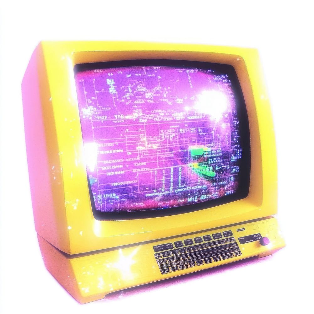 Abstract yellow Y2K Tech Icon | Free Photo - rawpixel