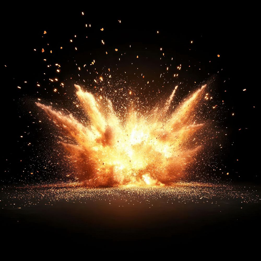 Bomb explosion bright fireworks bonfire. | Free Photo - rawpixel