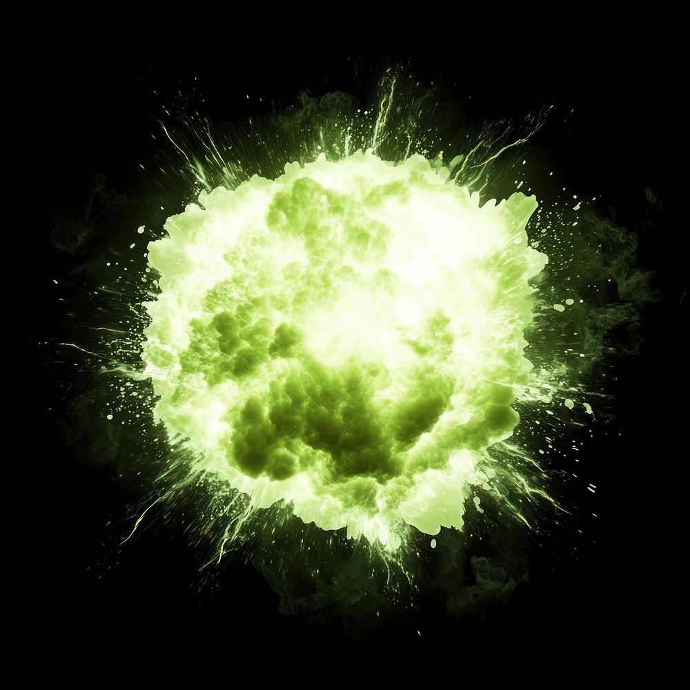 Bomb sci-fi explosion effect green | Free Photo - rawpixel