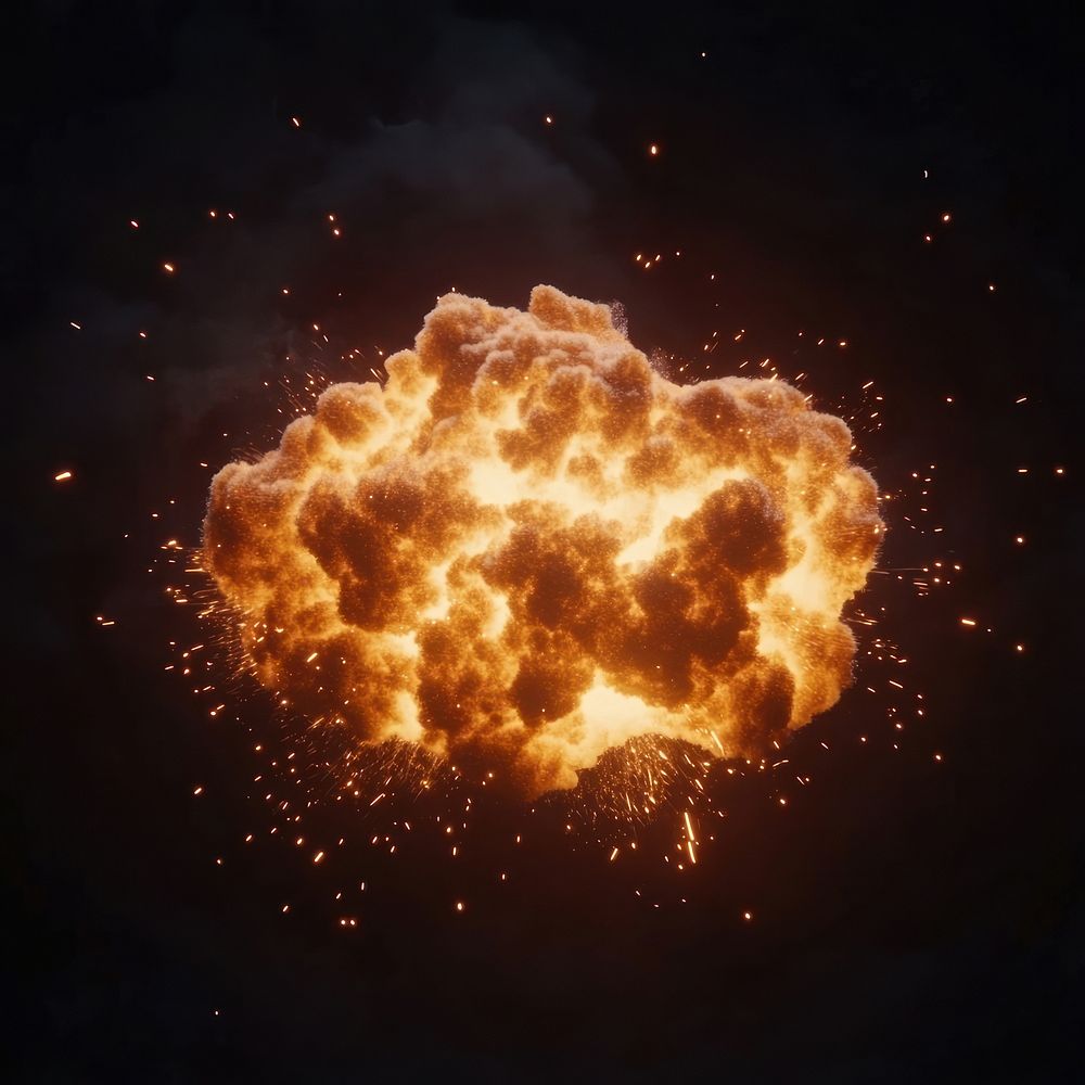 Fire bomb explosion fireball astronomy | Free Photo - rawpixel
