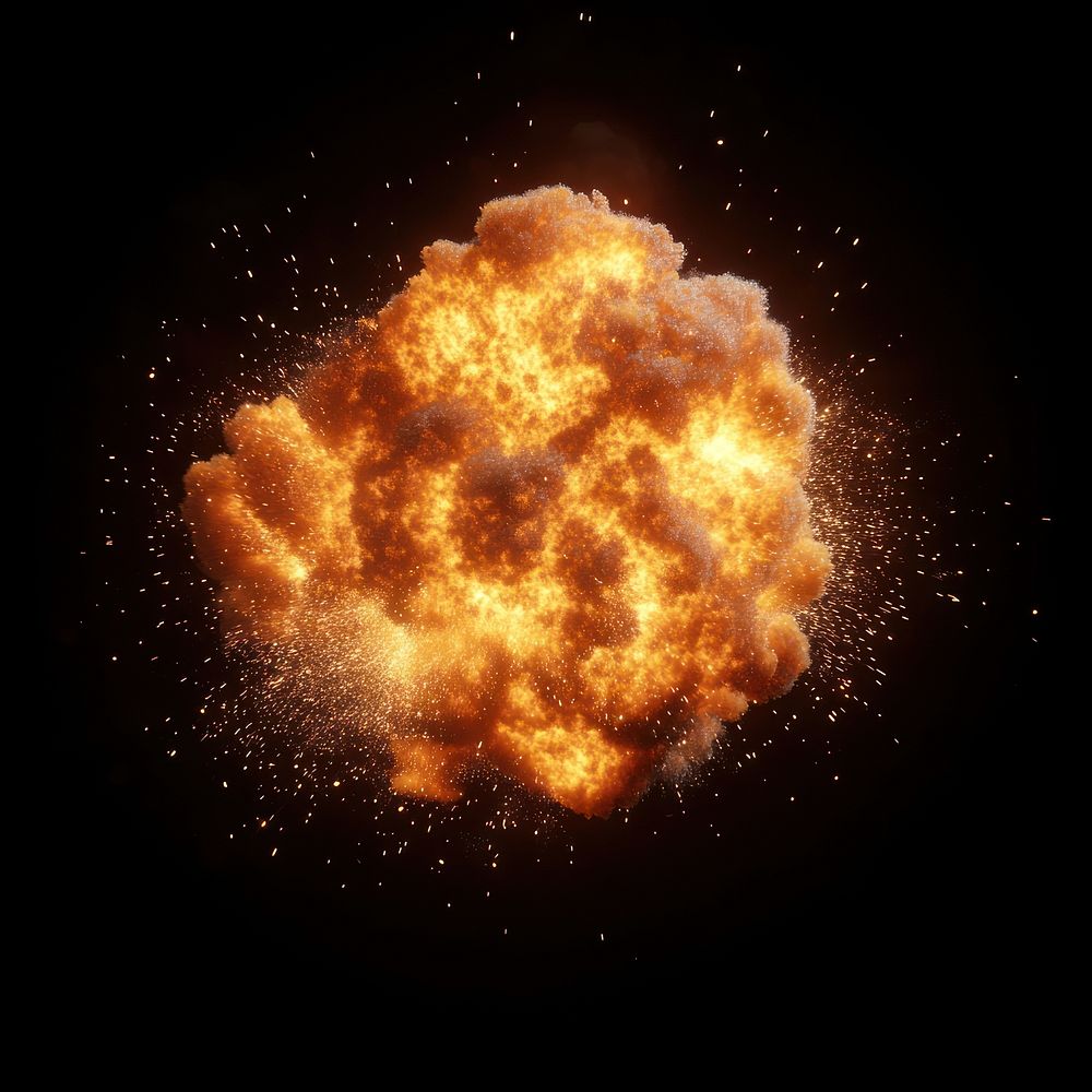 Fire bomb explosion powerful fireball | Free Photo - rawpixel