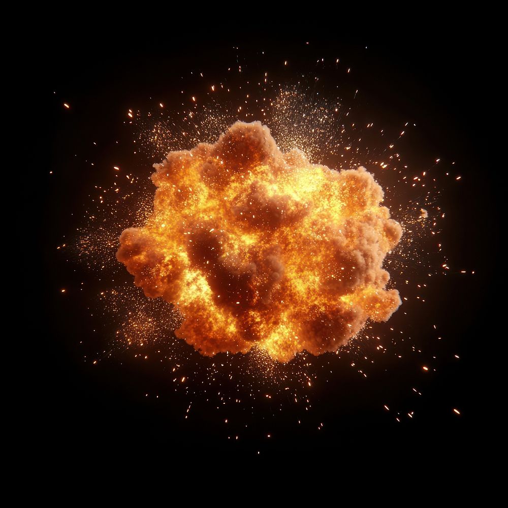 Fire bomb explosion flames black | Free Photo - rawpixel