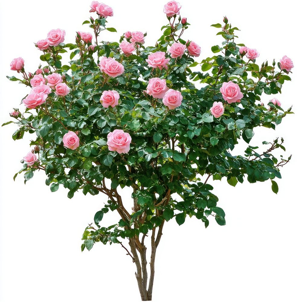 Real pink rose bushes plant | Free Photo - rawpixel