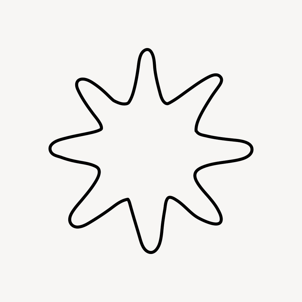 Abstract starburst line art | Free Photo Illustration - rawpixel