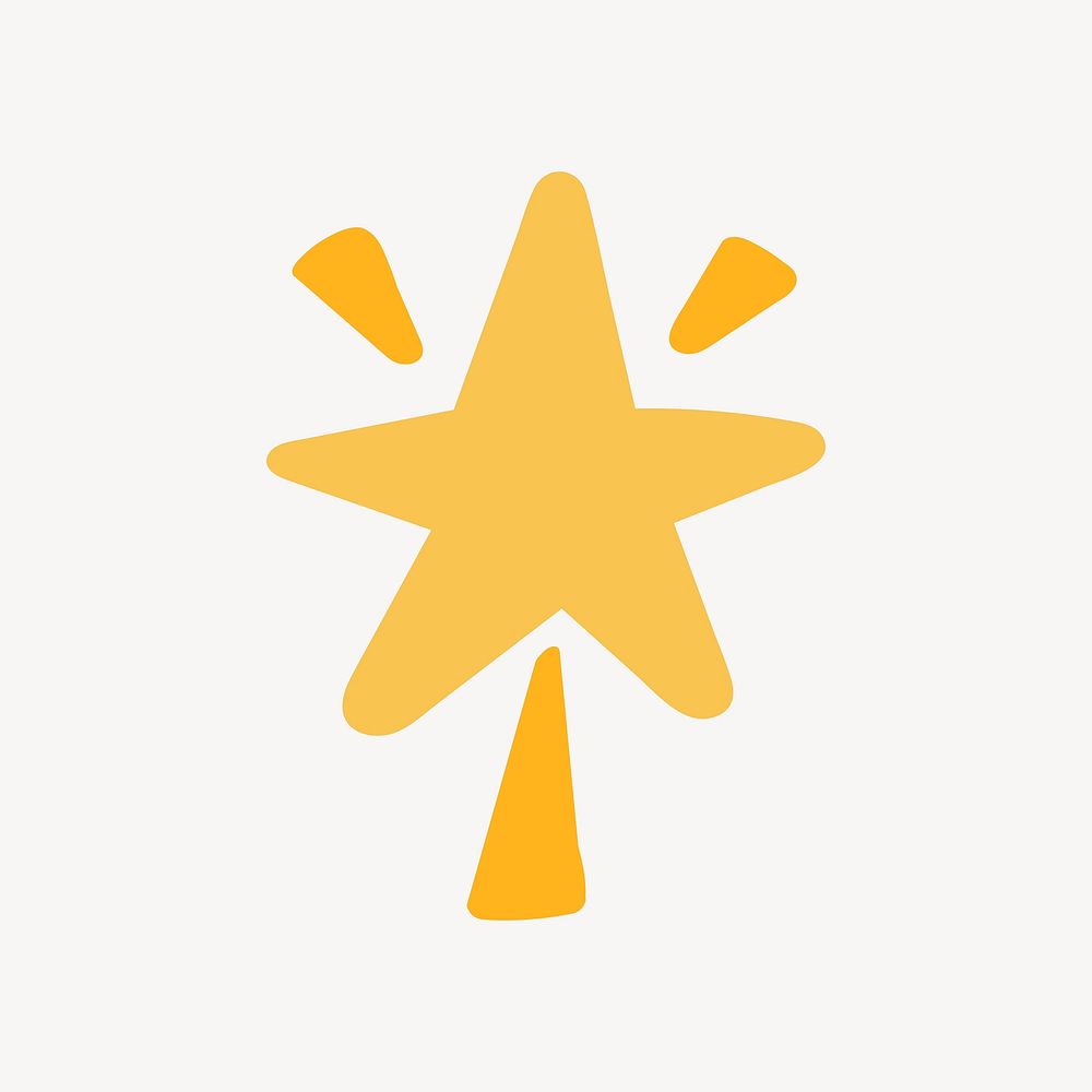 Magic wand star illustration | Free Photo Illustration - rawpixel