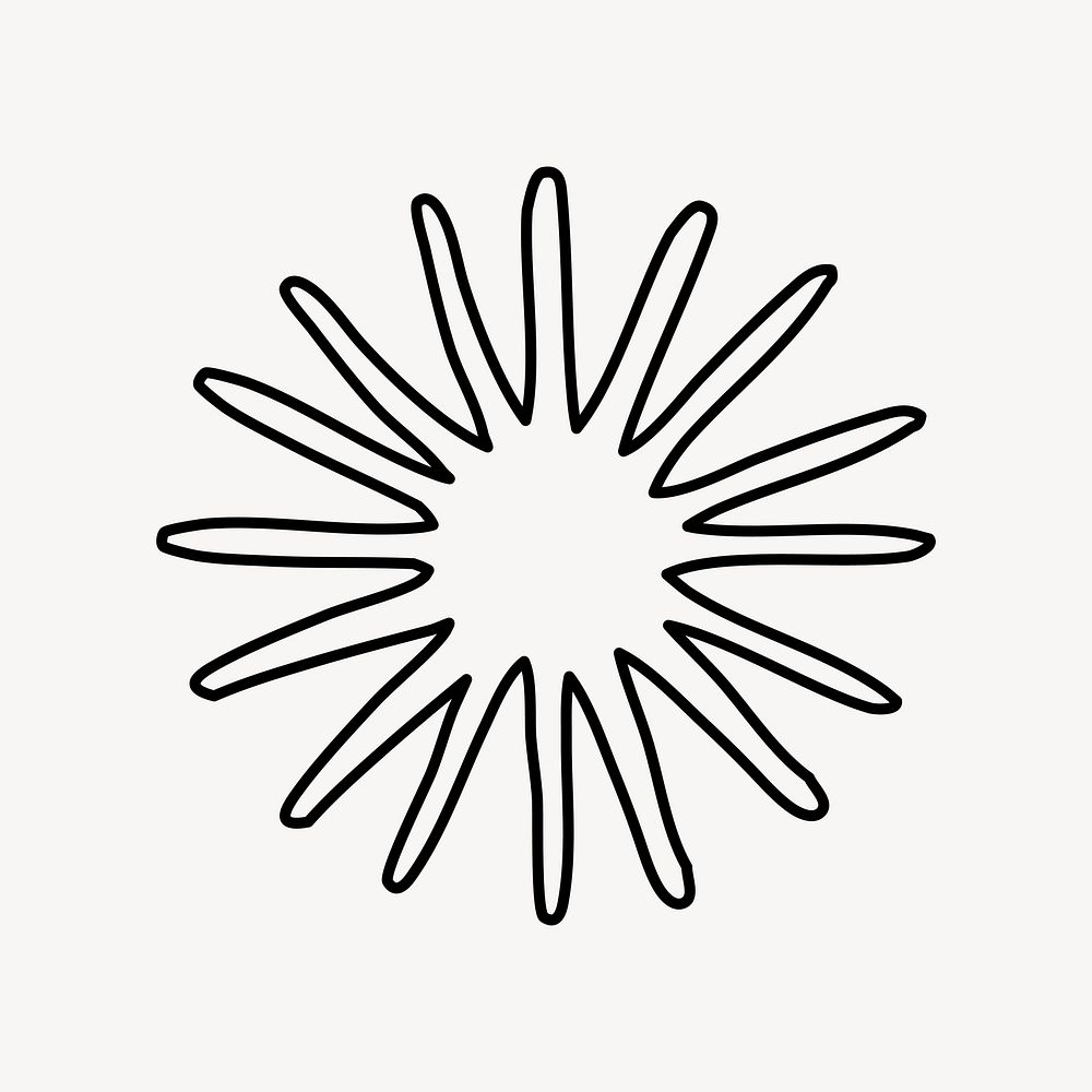 Abstract starburst line art | Free Photo Illustration - rawpixel