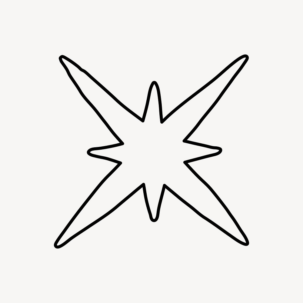 Abstract starburst line art | Free Photo Illustration - rawpixel