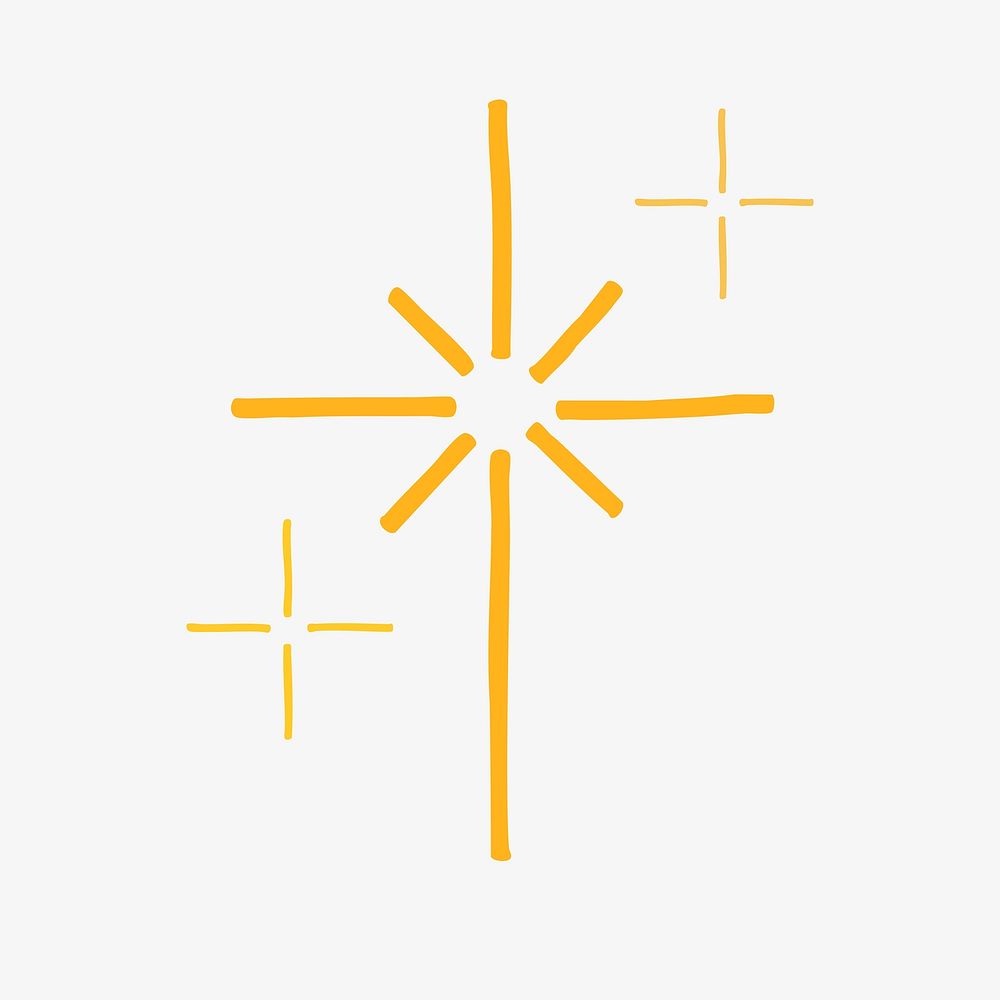 Minimalist golden star illustration | Free Photo Illustration - rawpixel