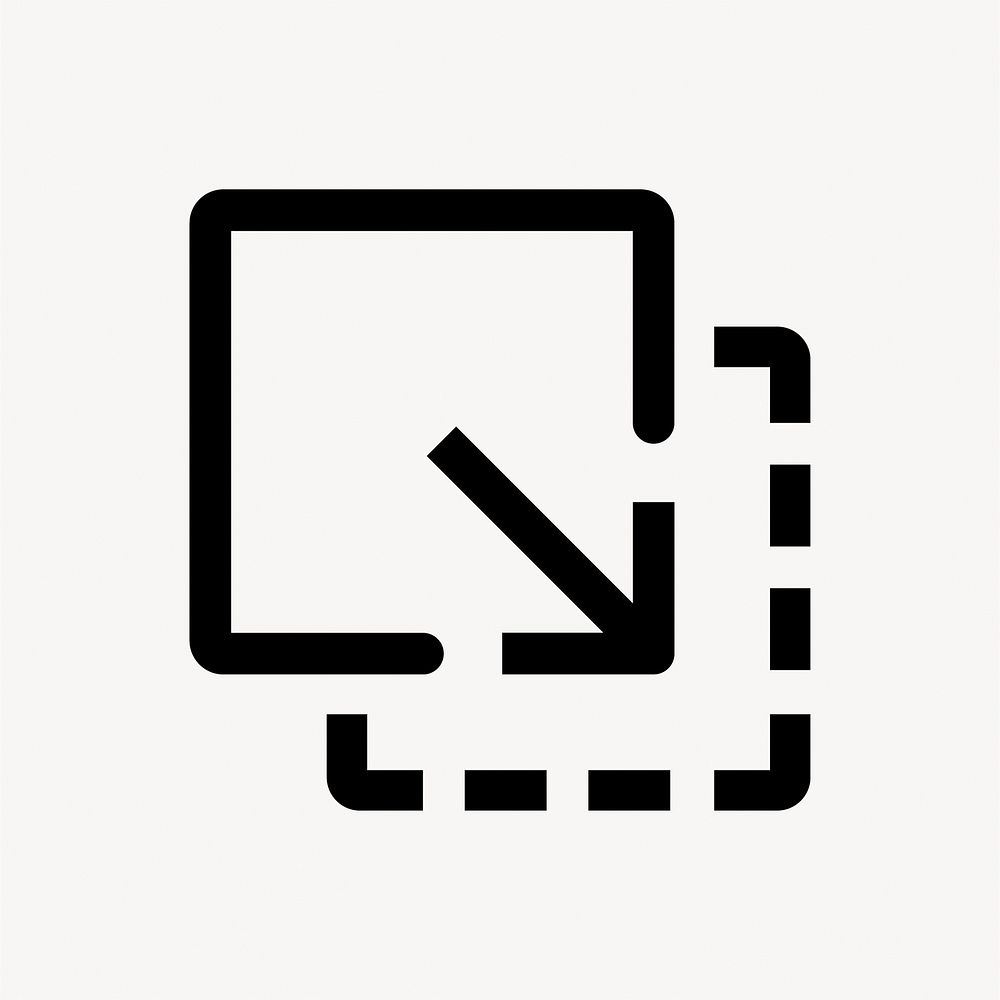 Resize Icon With Arrow Free Photo Illustration Rawpixel