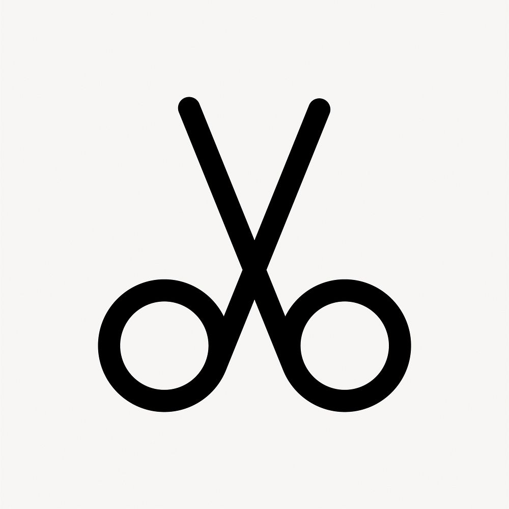 Minimalist scissors icon design, user | Free Vector - rawpixel