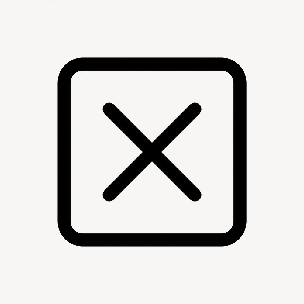 Minimalist black cross icon | Free Photo Illustration - rawpixel