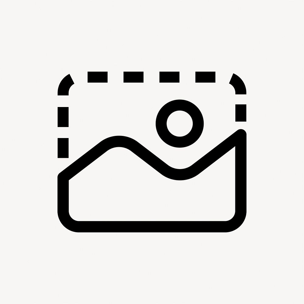 Iconic, minimalist, landscape, placeholder, symbol | Free Photo ...