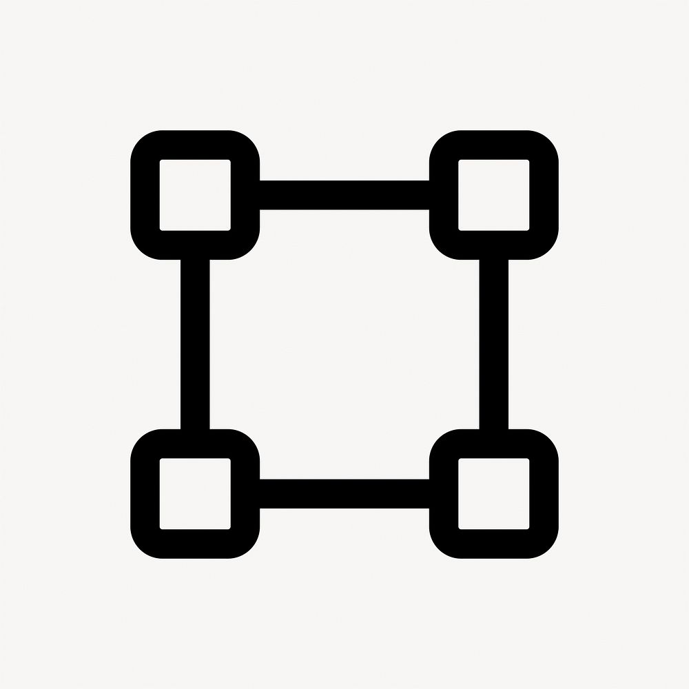 Vector, icon, design, square, connection | Free Photo Illustration ...