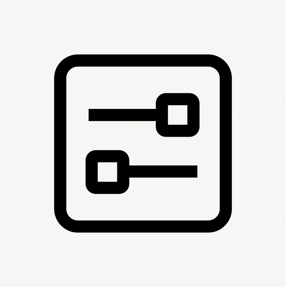 Settings, control, sliders, adjust, interface, | Premium Vector - rawpixel