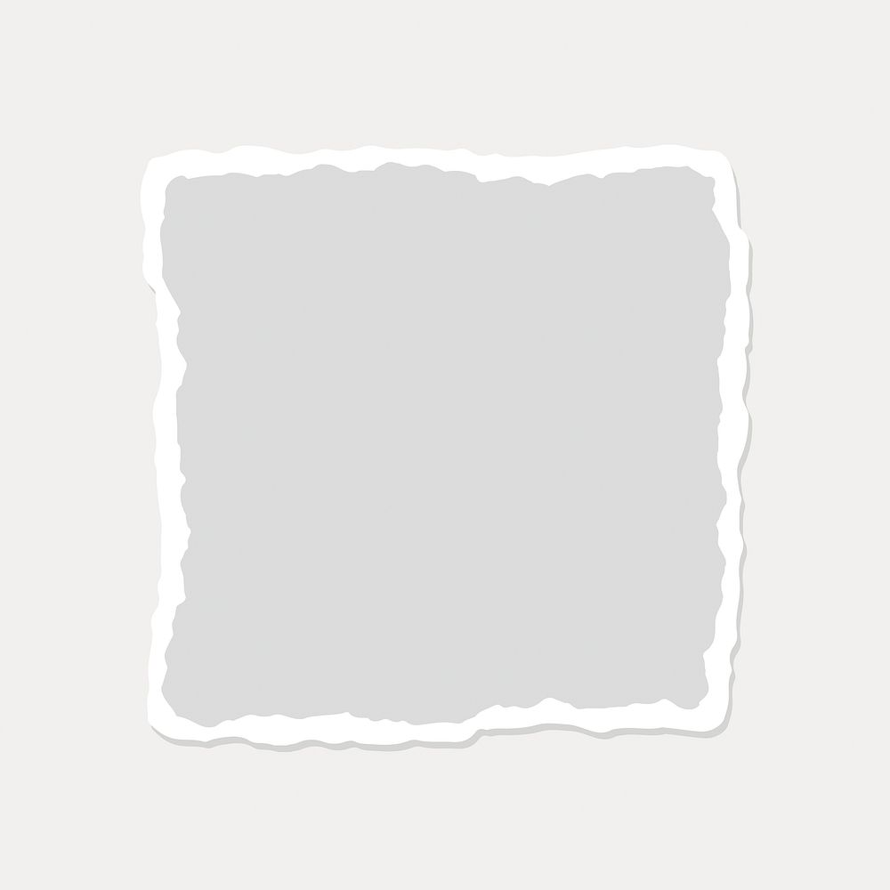 Blank torn paper square rough | Free Vector - rawpixel