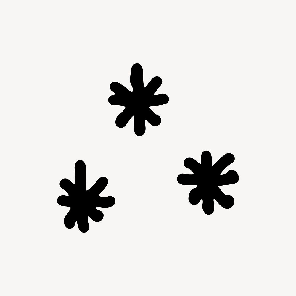 Minimalist black asterisk symbols, element | Free Vector - rawpixel