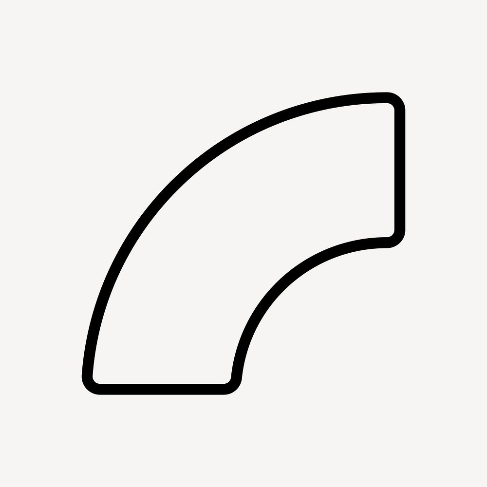 Minimalist curved line design vector | Free Vector - rawpixel