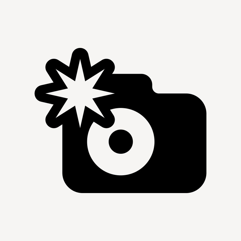 Camera flash symbol, UI icon | Free Photo Illustration - rawpixel