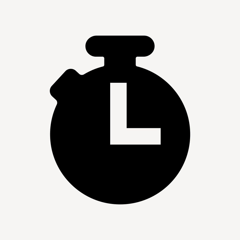 Minimalist stopwatch design, UI icon | Free Photo Illustration - rawpixel