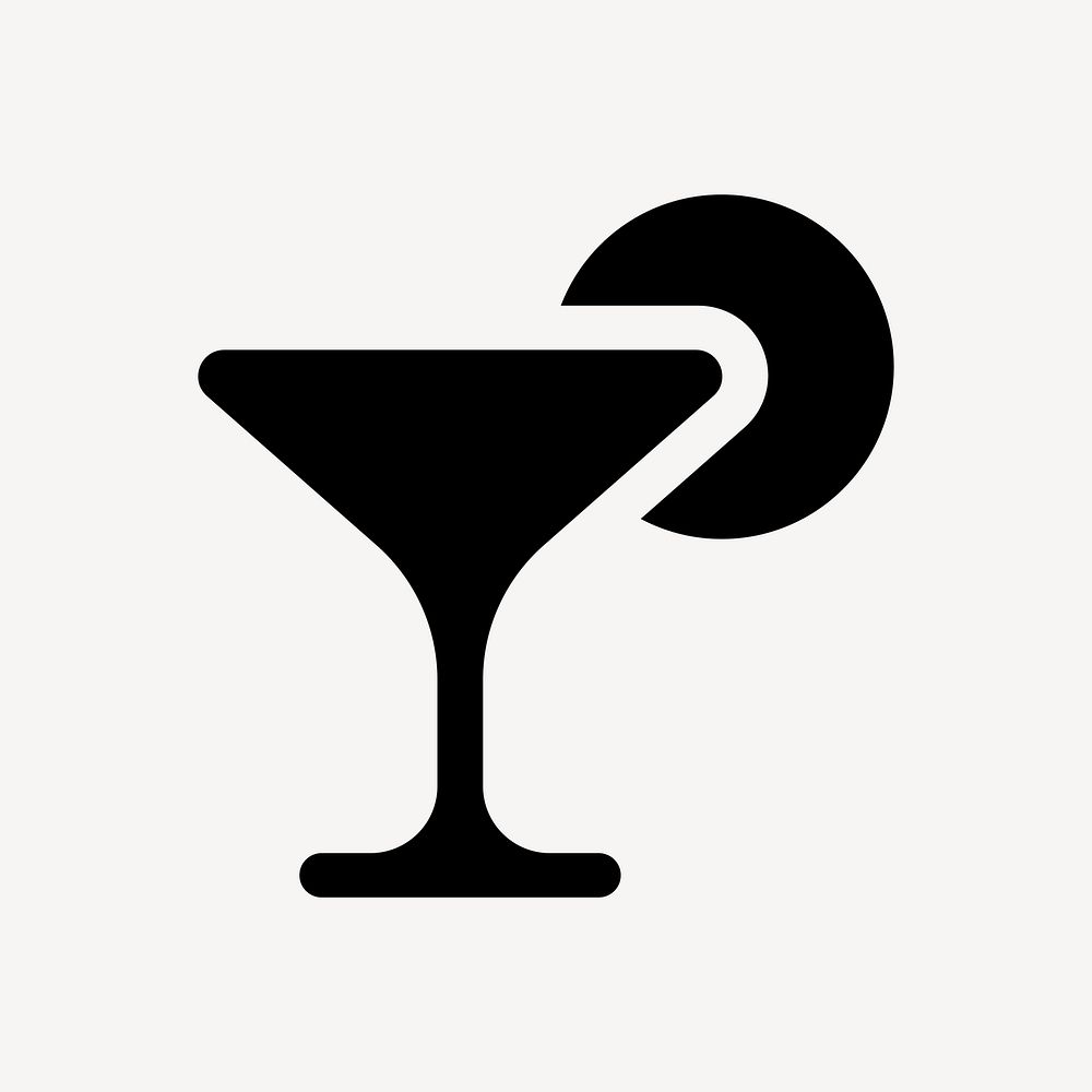 Minimal cocktail glass, UI icon | Free Vector - rawpixel