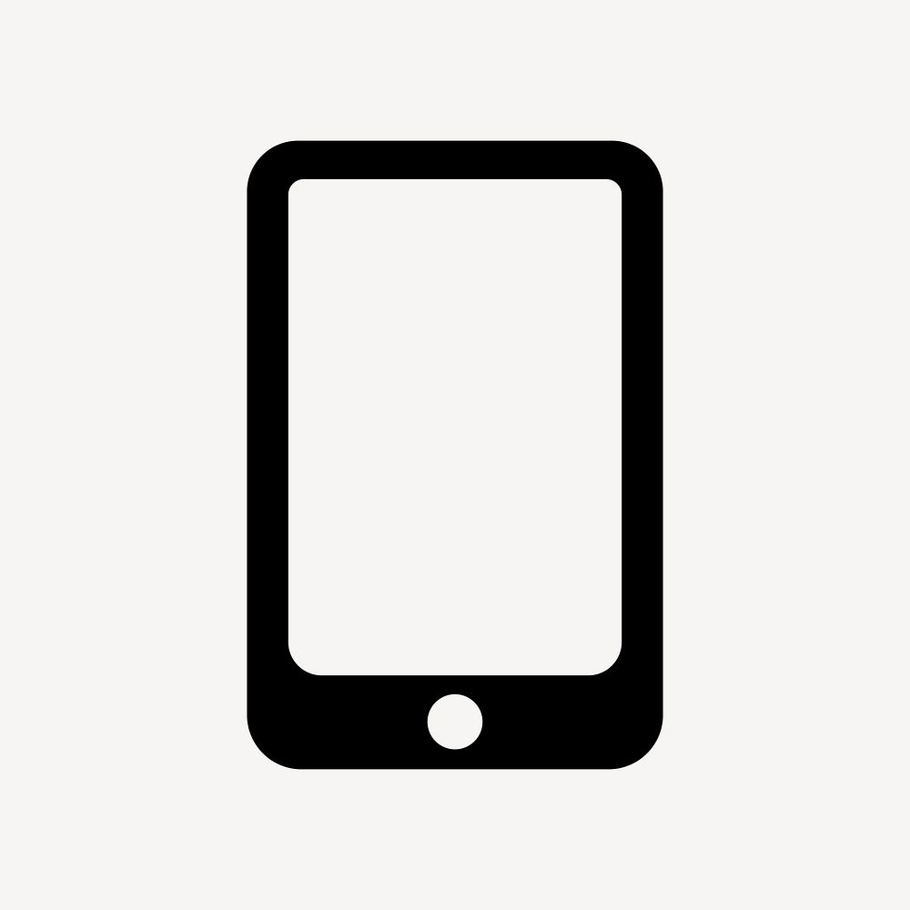 Minimal smartphone silhouette, UI icon | Free Photo Illustration - rawpixel