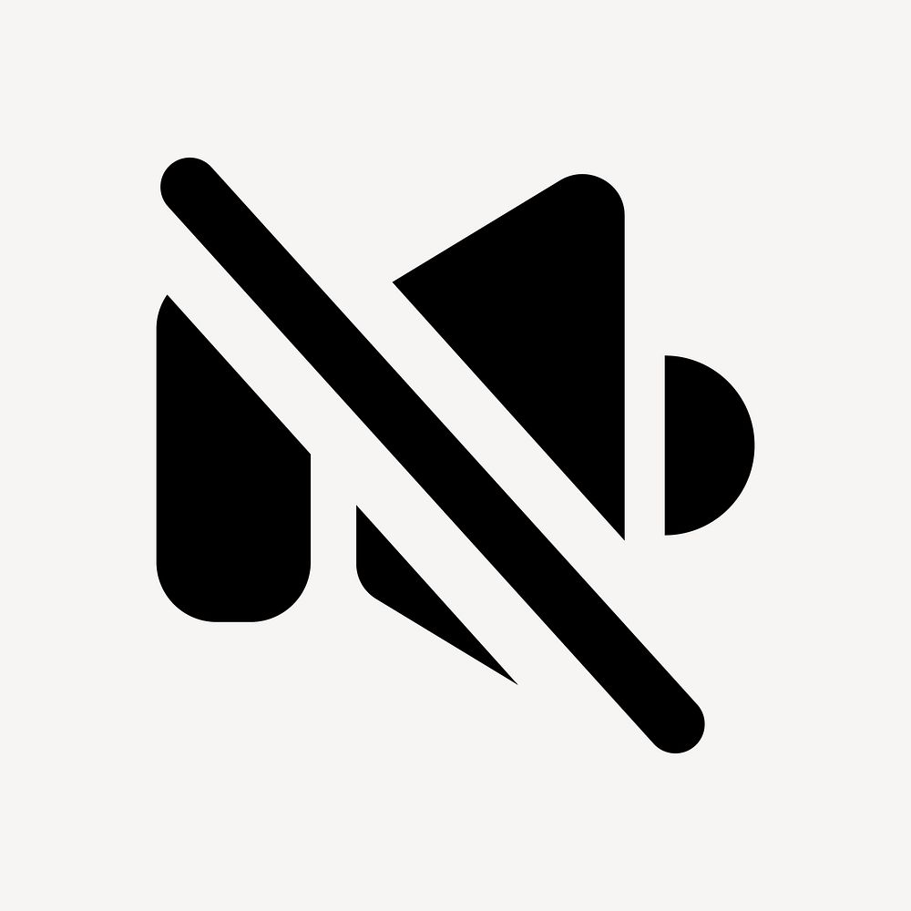 Muted speaker design, UI icon | Free Photo Illustration - rawpixel