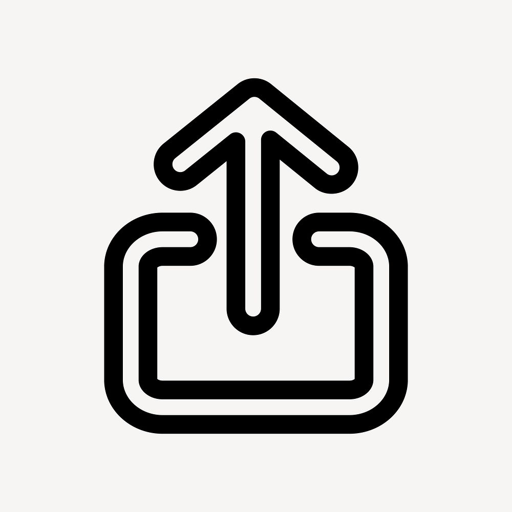 Simple upload design, UI icon | Free Photo Illustration - rawpixel