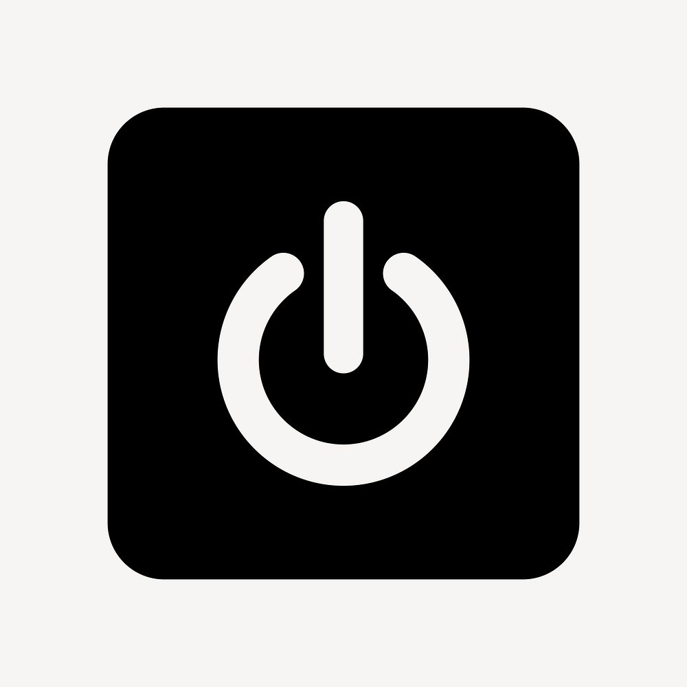 Minimalist power button, UI icon | Free Vector - rawpixel
