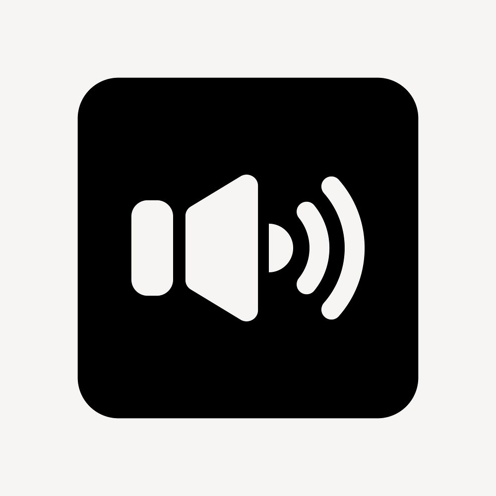 Audio sound waves, UI icon | Free Vector - rawpixel