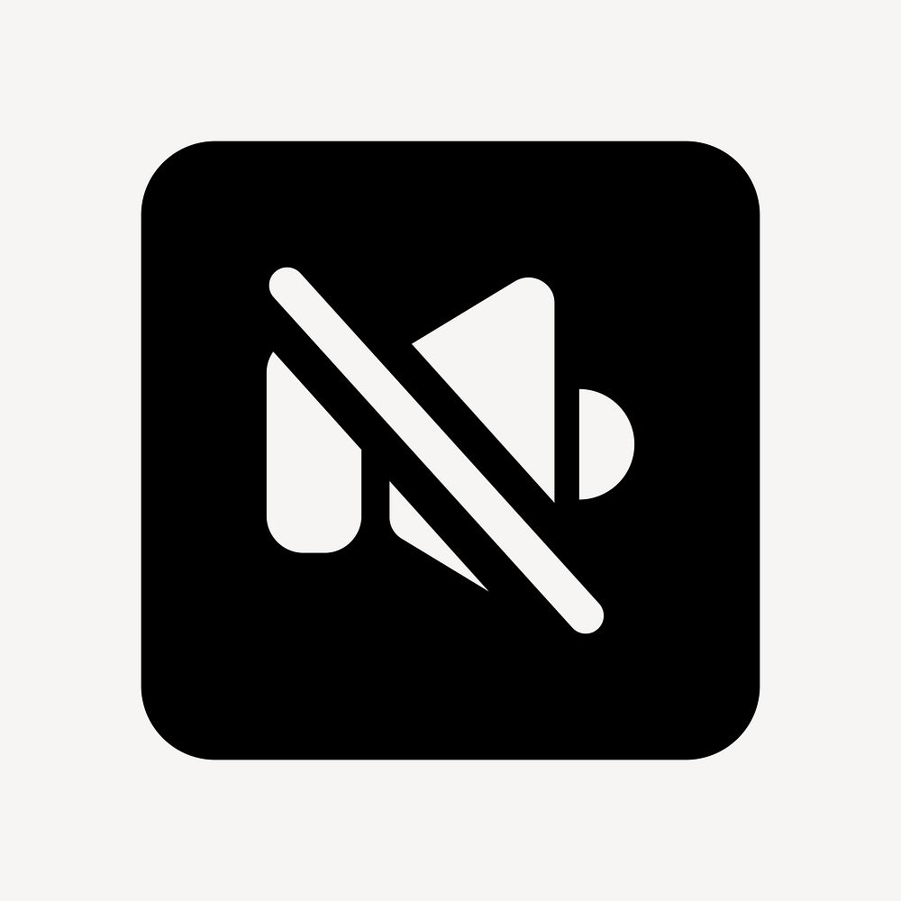 Muted speaker design, UI icon | Free Photo Illustration - rawpixel