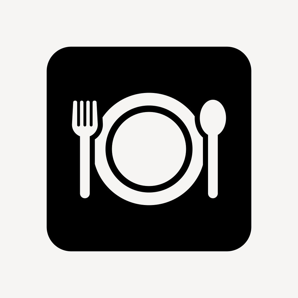 Dining symbol restaurant guide, UI | Free Vector - rawpixel