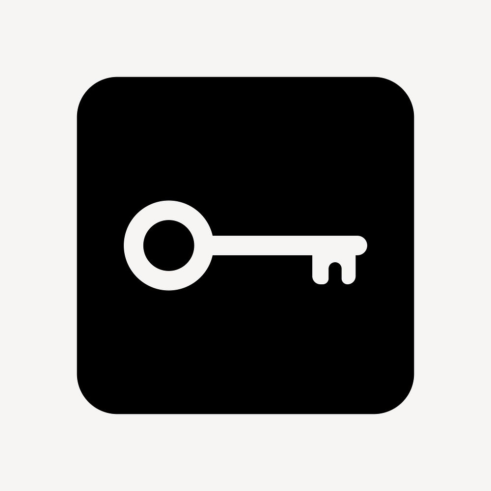 Minimalist key design, UI icon | Free Vector - rawpixel