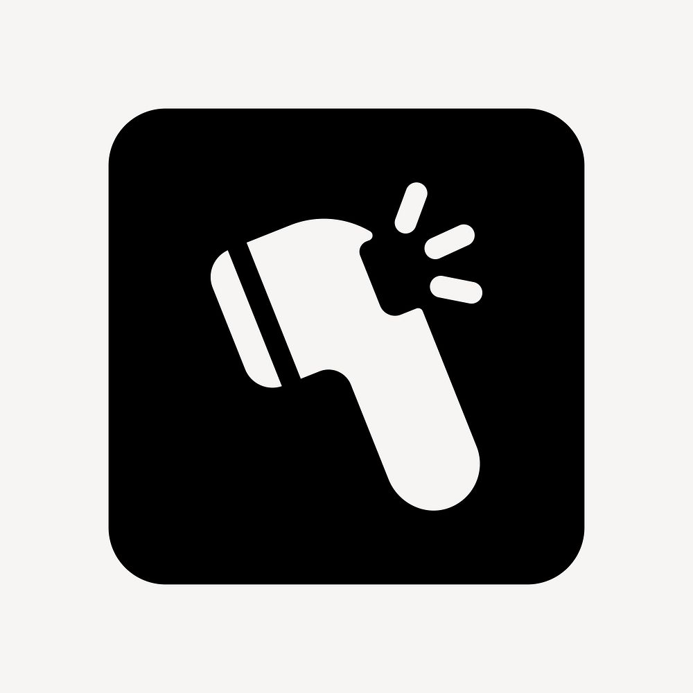 Barcode scanner silhouette, UI icon | Free Vector - rawpixel