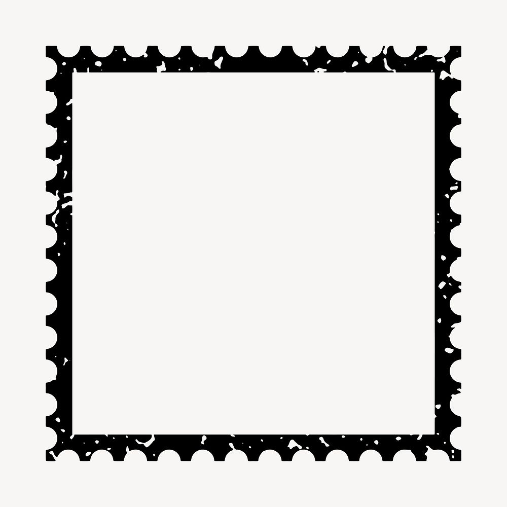 Vintage postage stamp border design | Free Vector - rawpixel