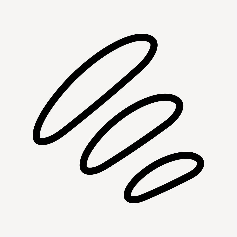 Minimalist spiral line art vector | Free Vector - rawpixel