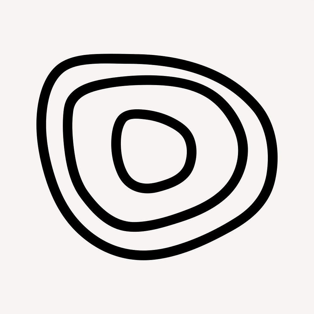 Abstract concentric line art | Free Photo Illustration - rawpixel
