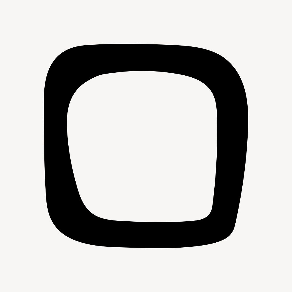 Minimalist abstract black square shape. | Free Photo Illustration ...