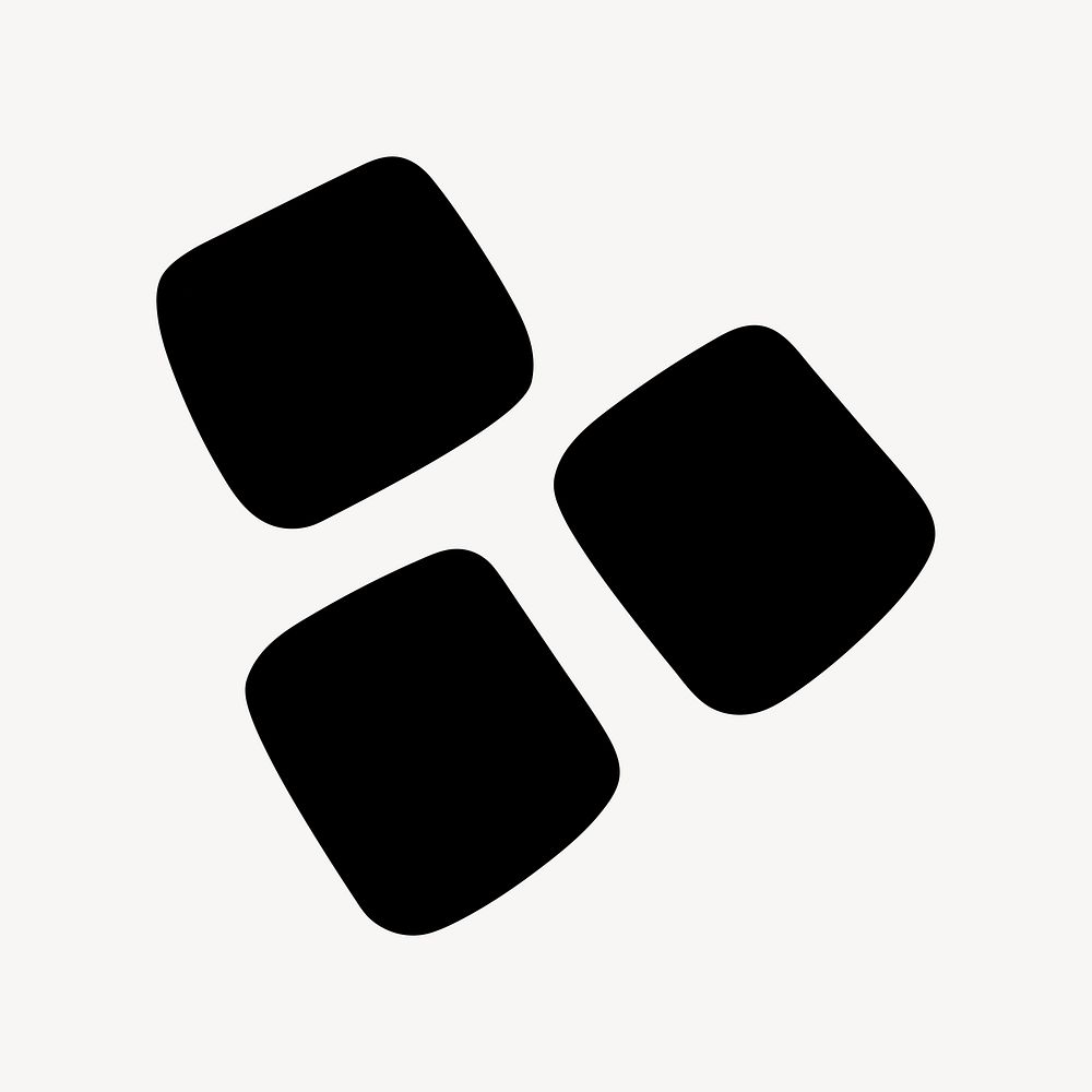 Minimalist black abstract shapes | Free Photo Illustration - rawpixel