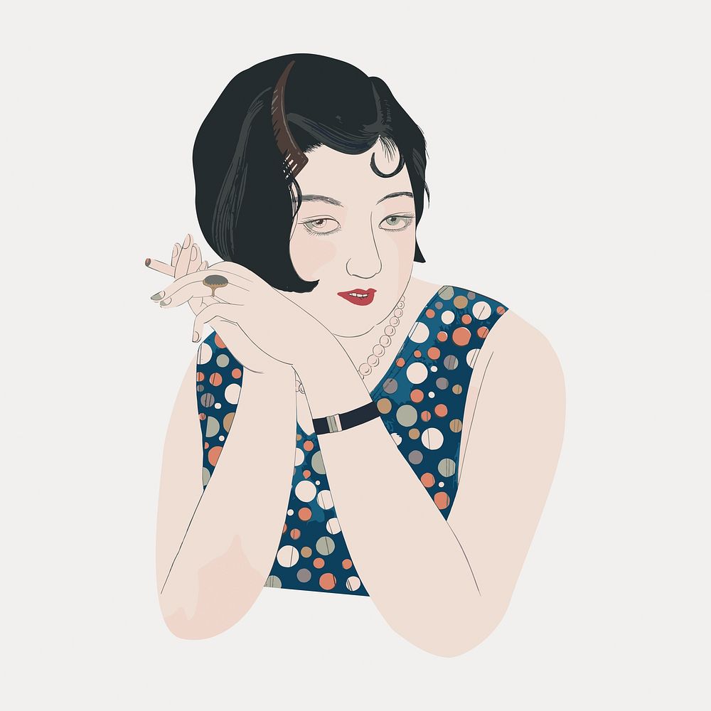 Modern woman character, vector element. | Free Vector - rawpixel